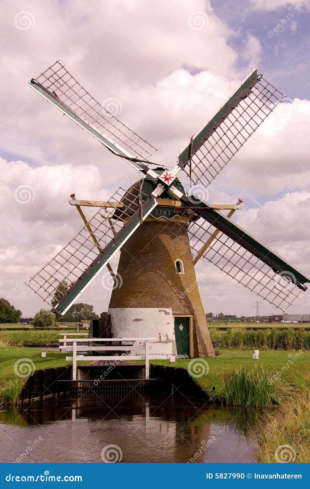 Wind mill stock photo. Image of nostalgia, peace, europe - 5827990