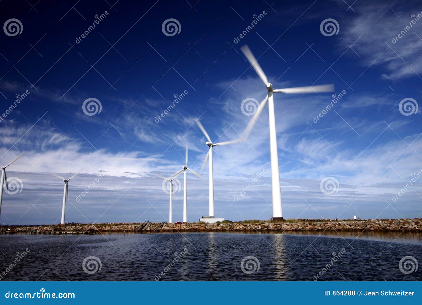 Wind Mill, Wind Turbine, At The Camping Area, Stock Photo ...