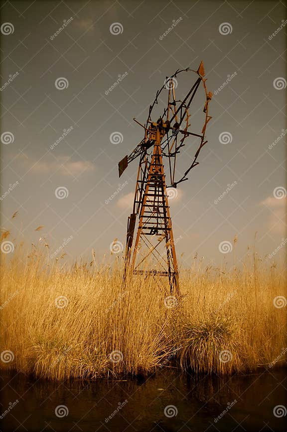 Wind mill stock image. Image of hooi, netherlands, windmill - 873049