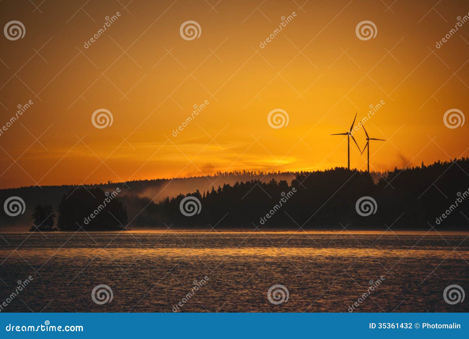 Wind mill stock photo. Image of station, wind, water - 35361432