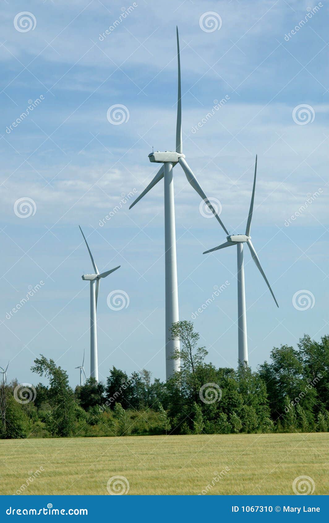Wind Mills stock photo. Image of field, electricity, energy - 1067310