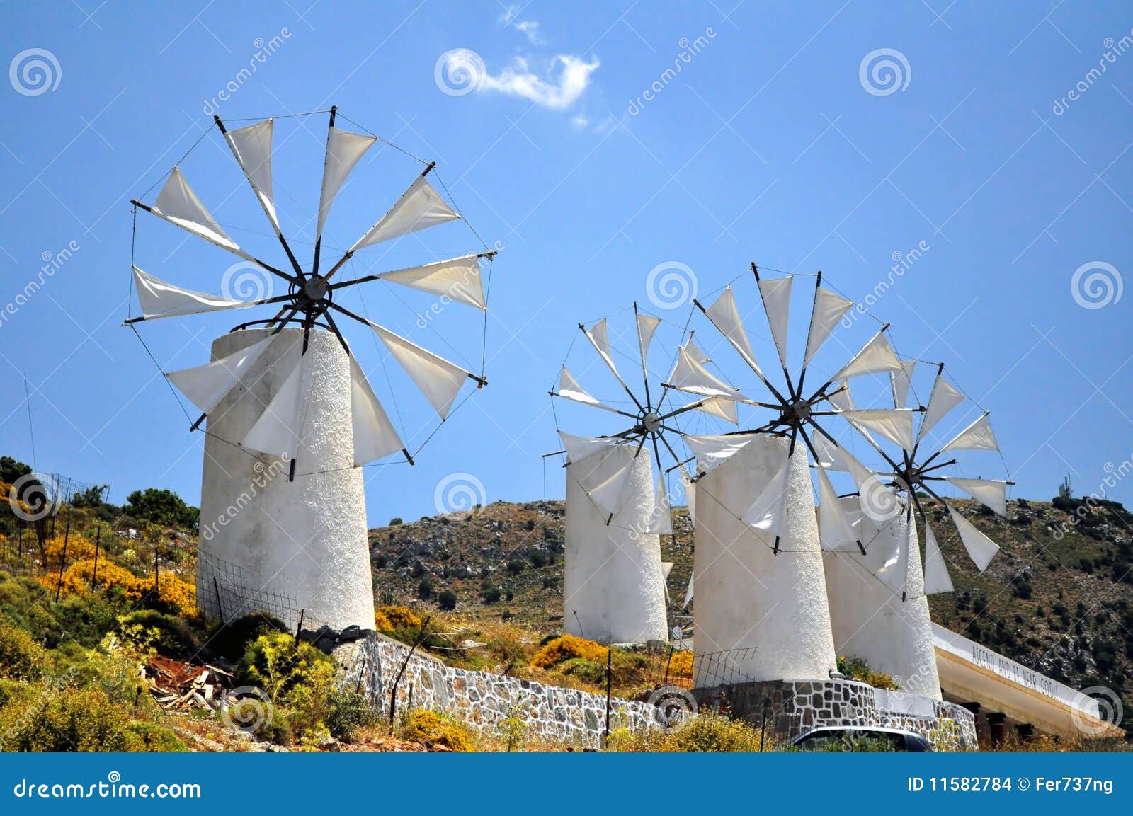Wind mills stock photo. Image of renewable, traditional - 11582784