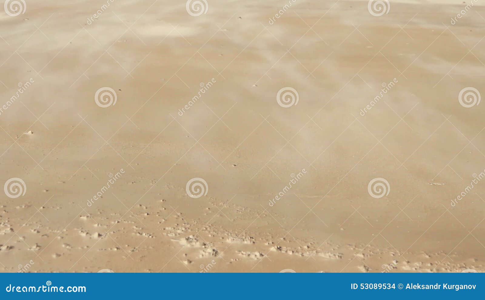 Wind Move Sand on Desert Dune Stock Footage - Video of orange, outdoor ...