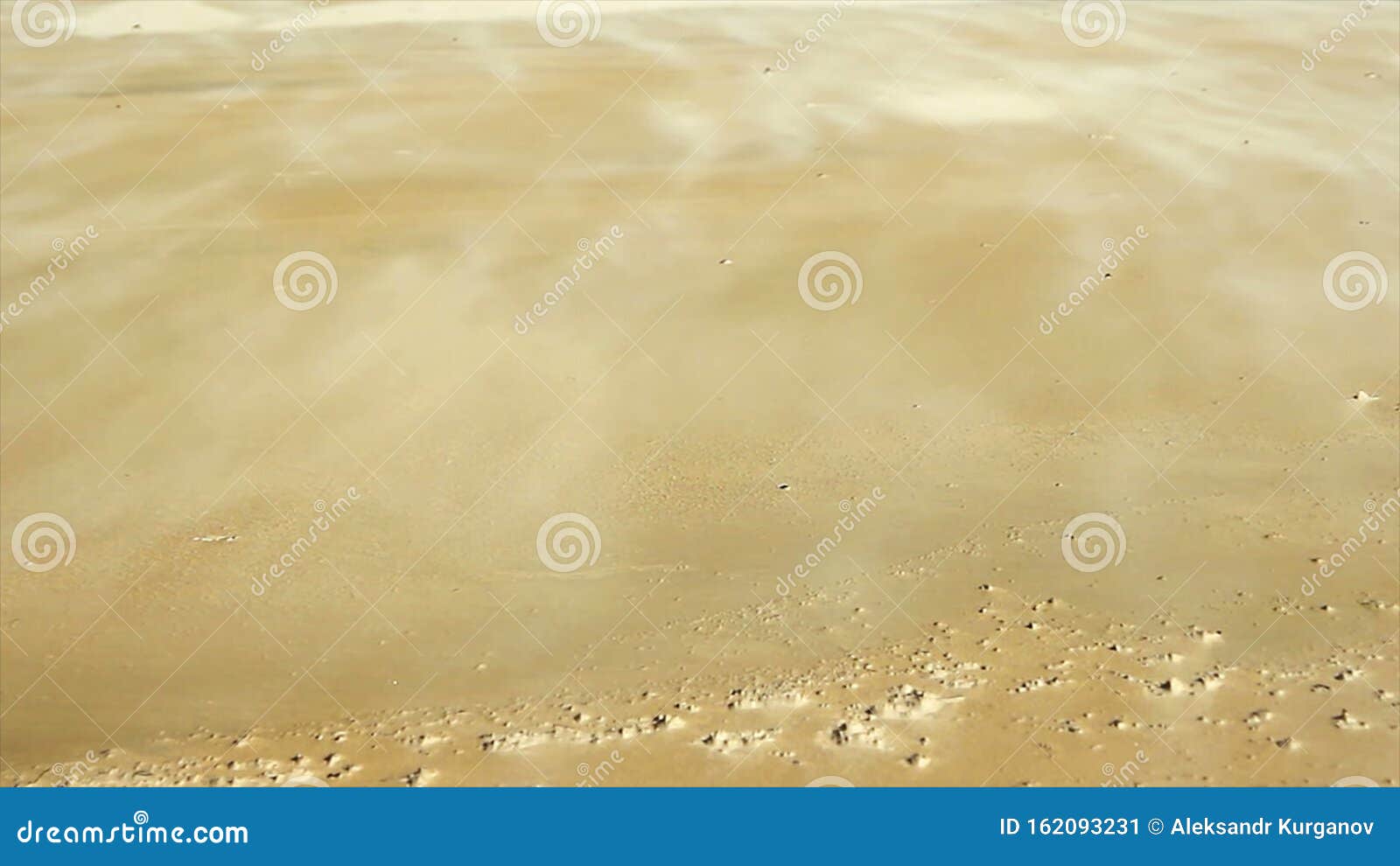 Wind Move Sand on Desert Dune Stock Video - Video of desert, arid ...