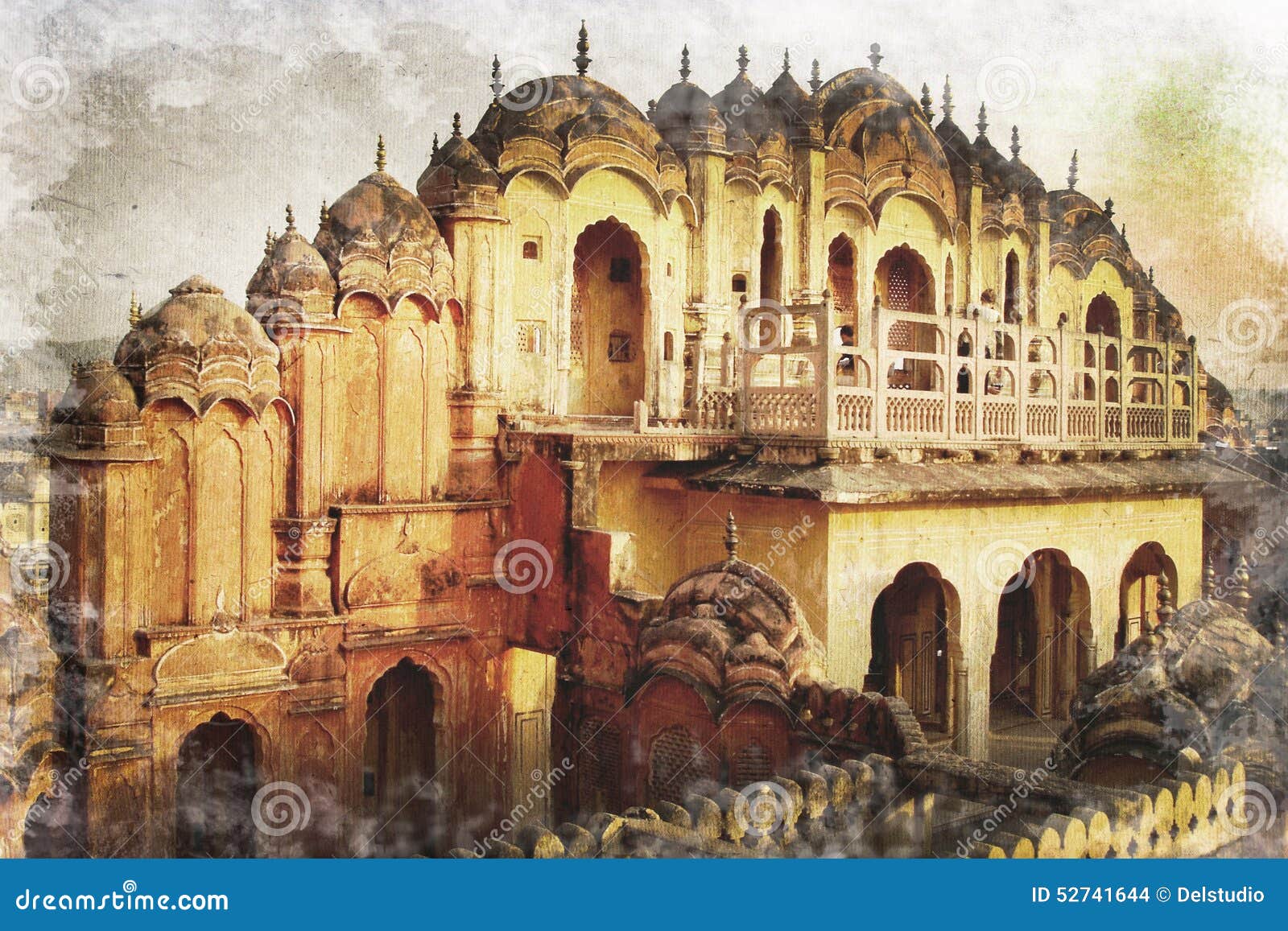 Wind Palace in Jaipur, India Stock Photo - Image of ancient, rajasthan ...