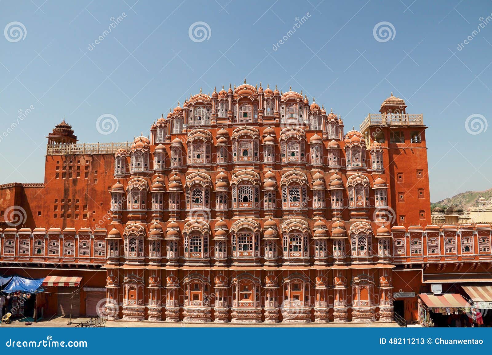 Wind Palace in Jaipur stock image. Image of polygyny - 48211213