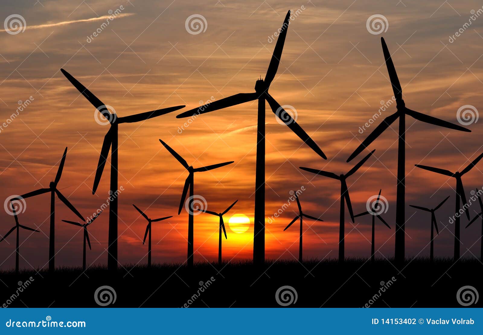 Wind power stock photo. Image of environmentally, power - 14153402