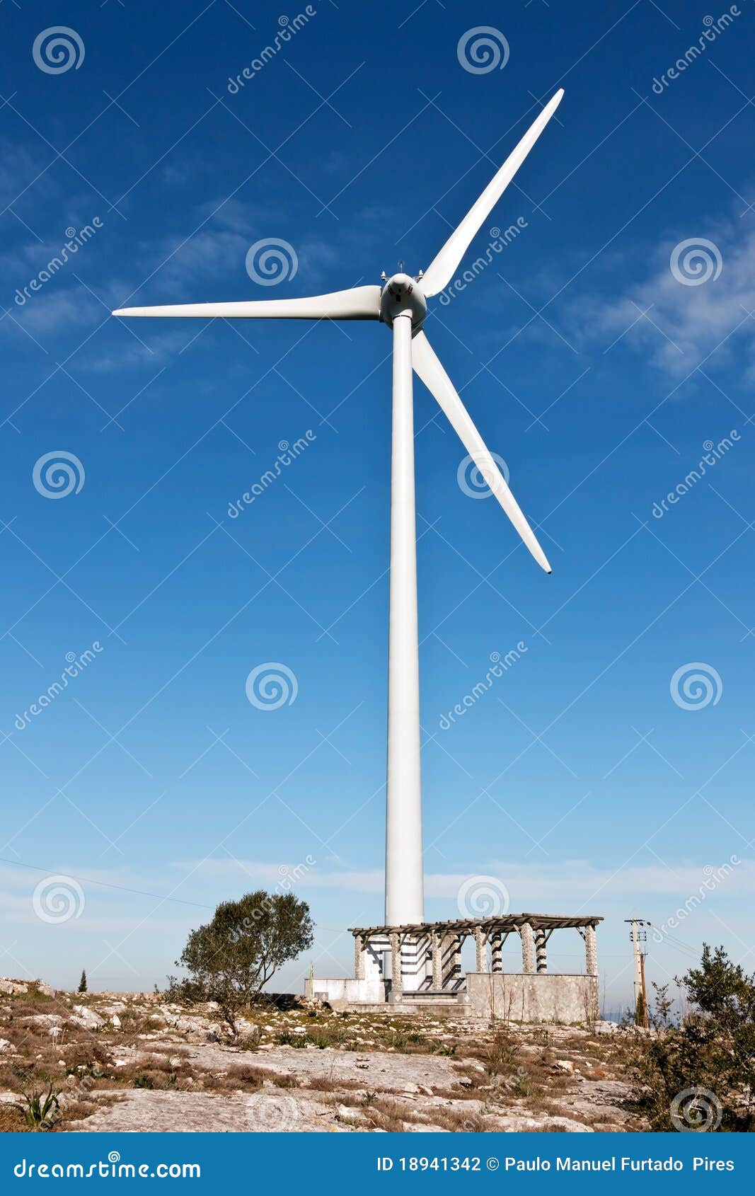 Wind Power stock photo. Image of electricity, windmill - 18941342