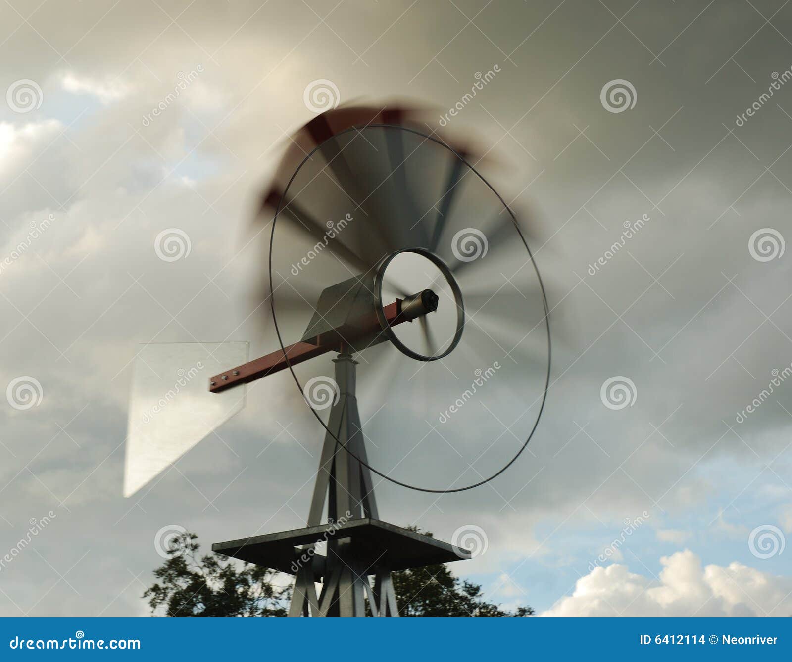 It is Wind Power stock photo. Image of churning, blades - 6412114