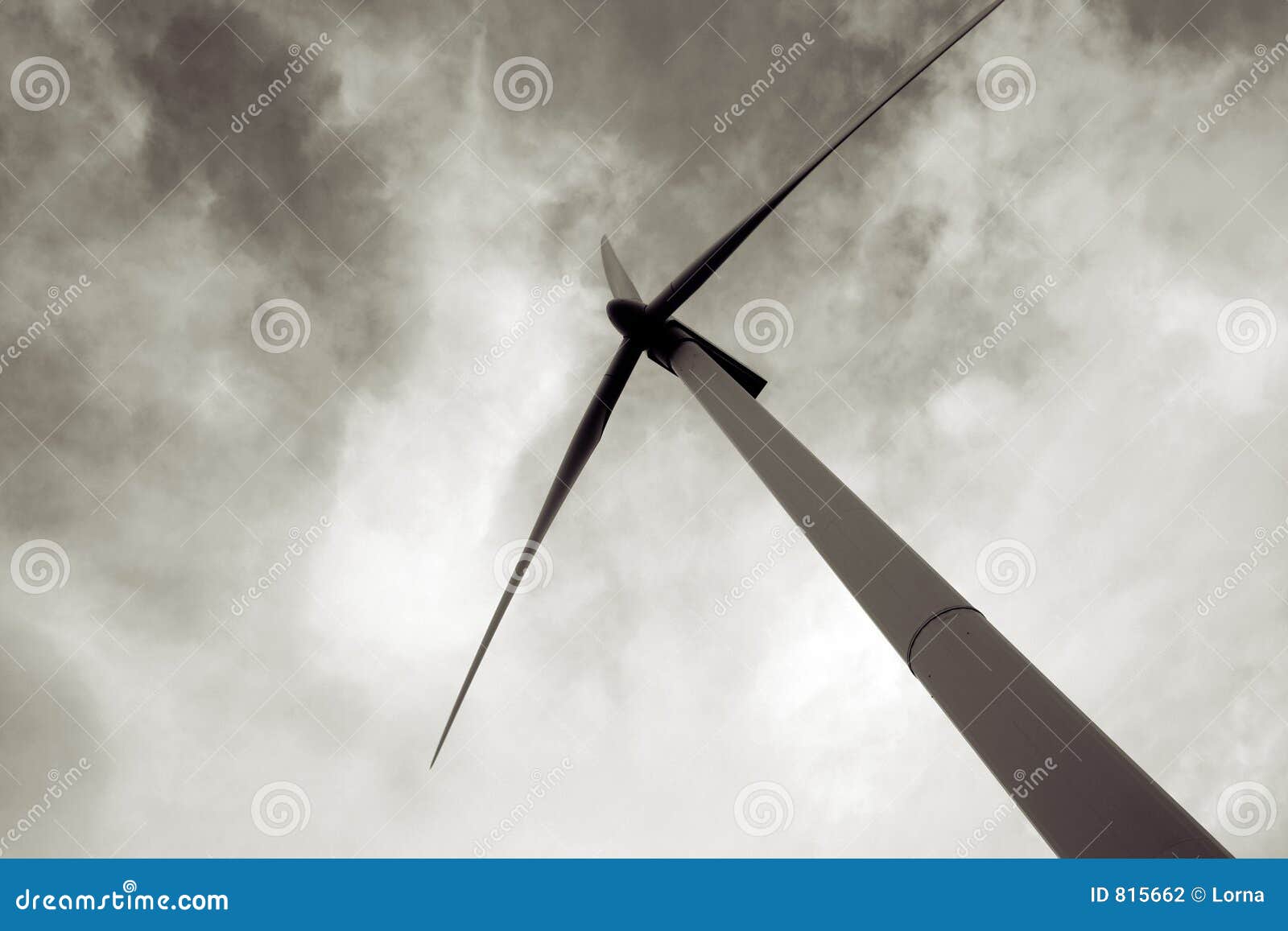 Wind Power Energy, Windmill Turbine Stock Photo - Image of fields ...