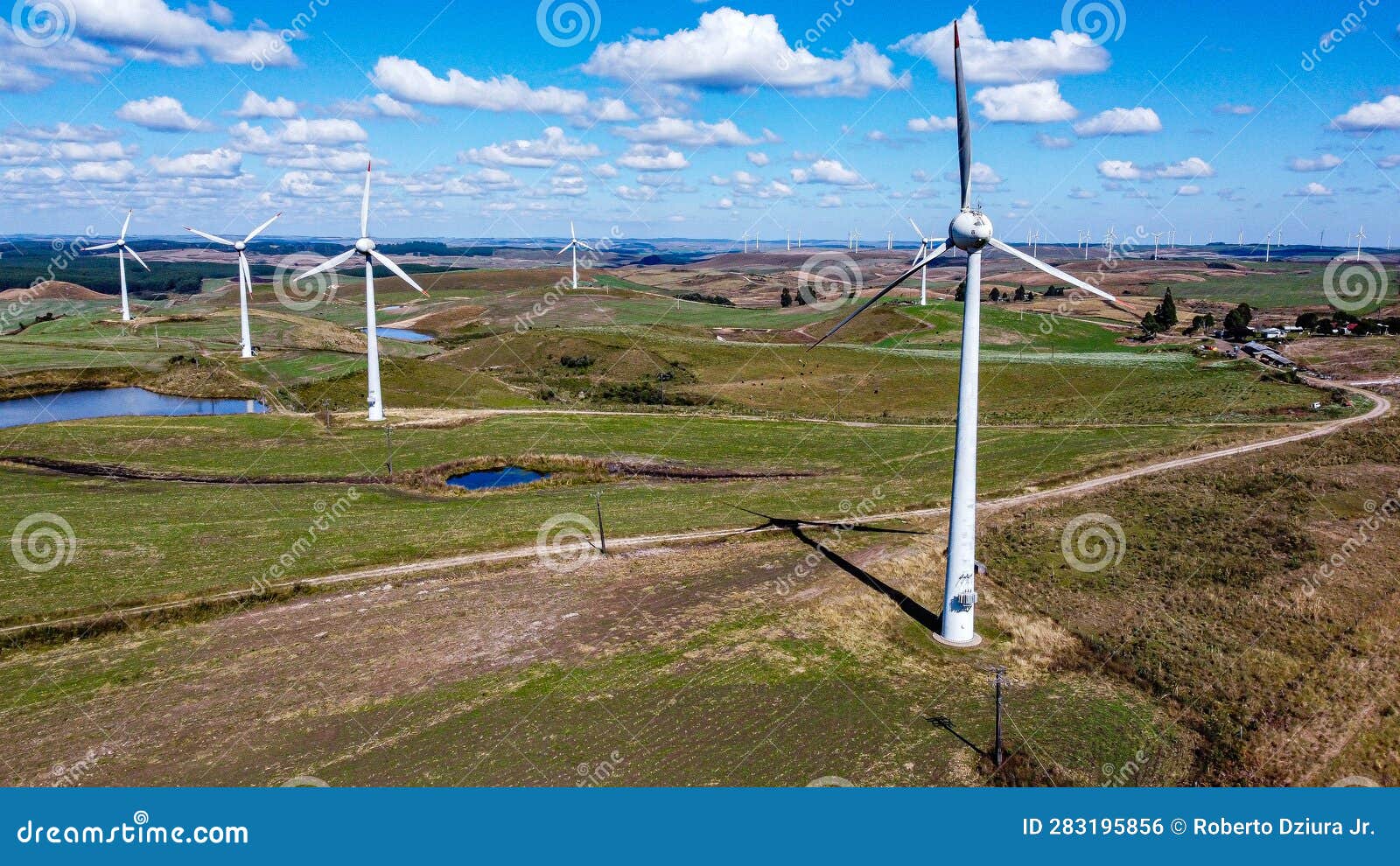 Wind Power Generation Station Stock Photo - Image of electricity ...