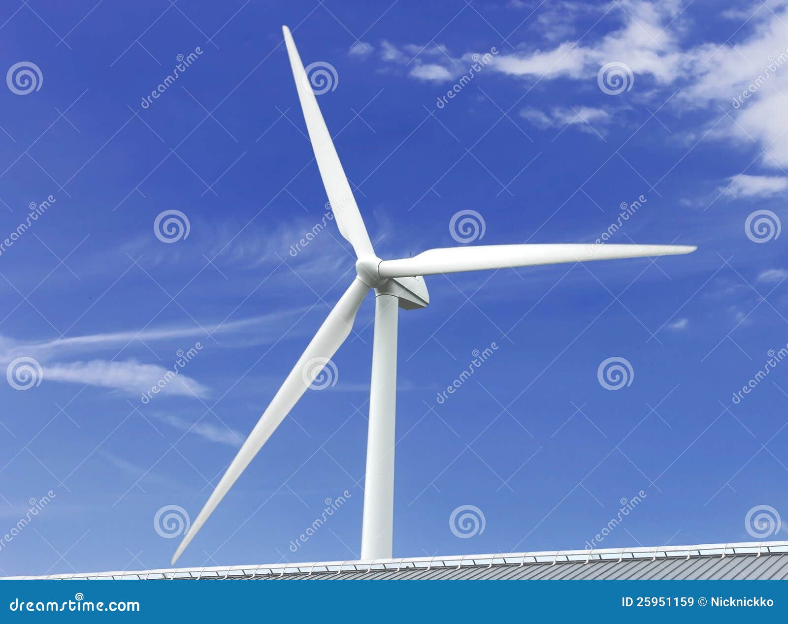 Wind power generator stock image. Image of environmental - 25951159
