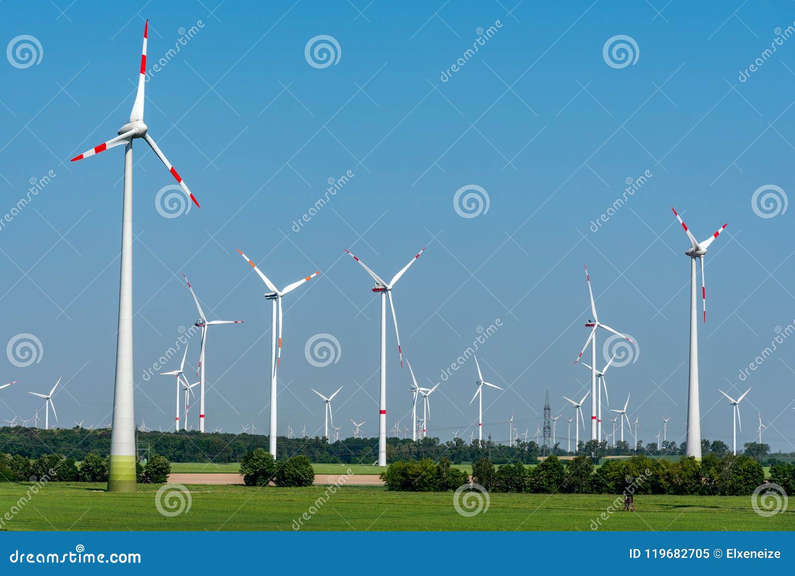 Wind Power Generators in Germany Stock Image - Image of energy ...