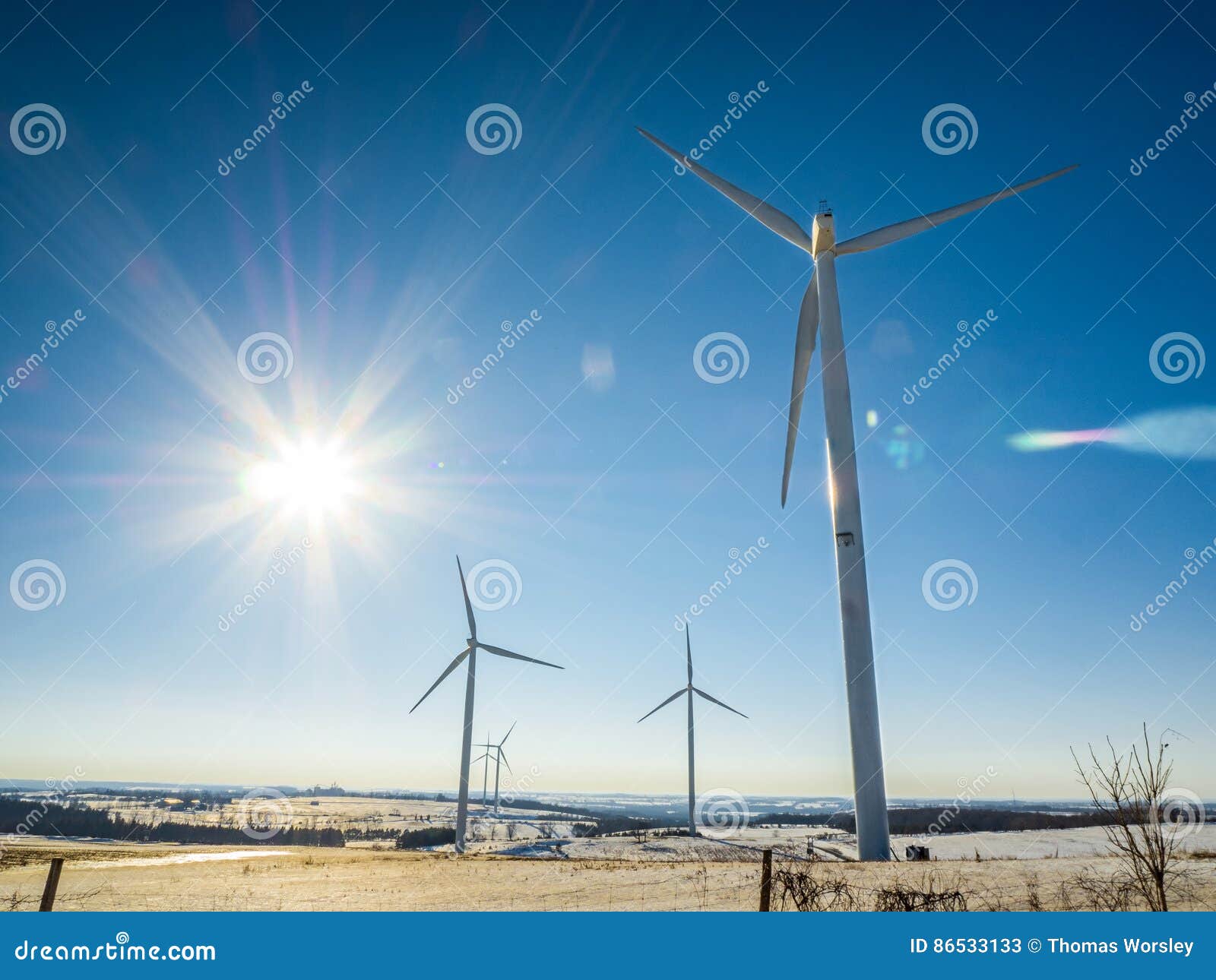 Wind Power Generators stock image. Image of clean, turbines - 86533133