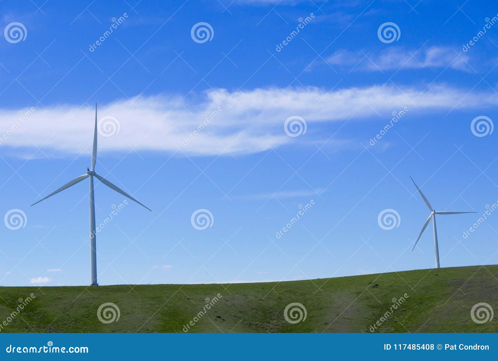Wind power landscape stock photo. Image of energy, powerful - 117485408
