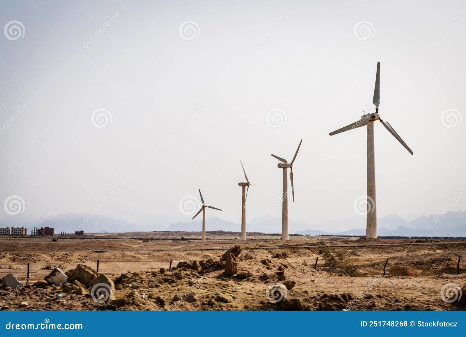 Wind power plant editorial stock photo. Image of environment - 251748268