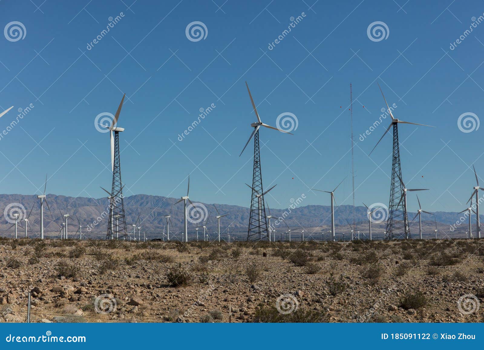 Wind Power plants stock photo. Image of powered, special - 185091122