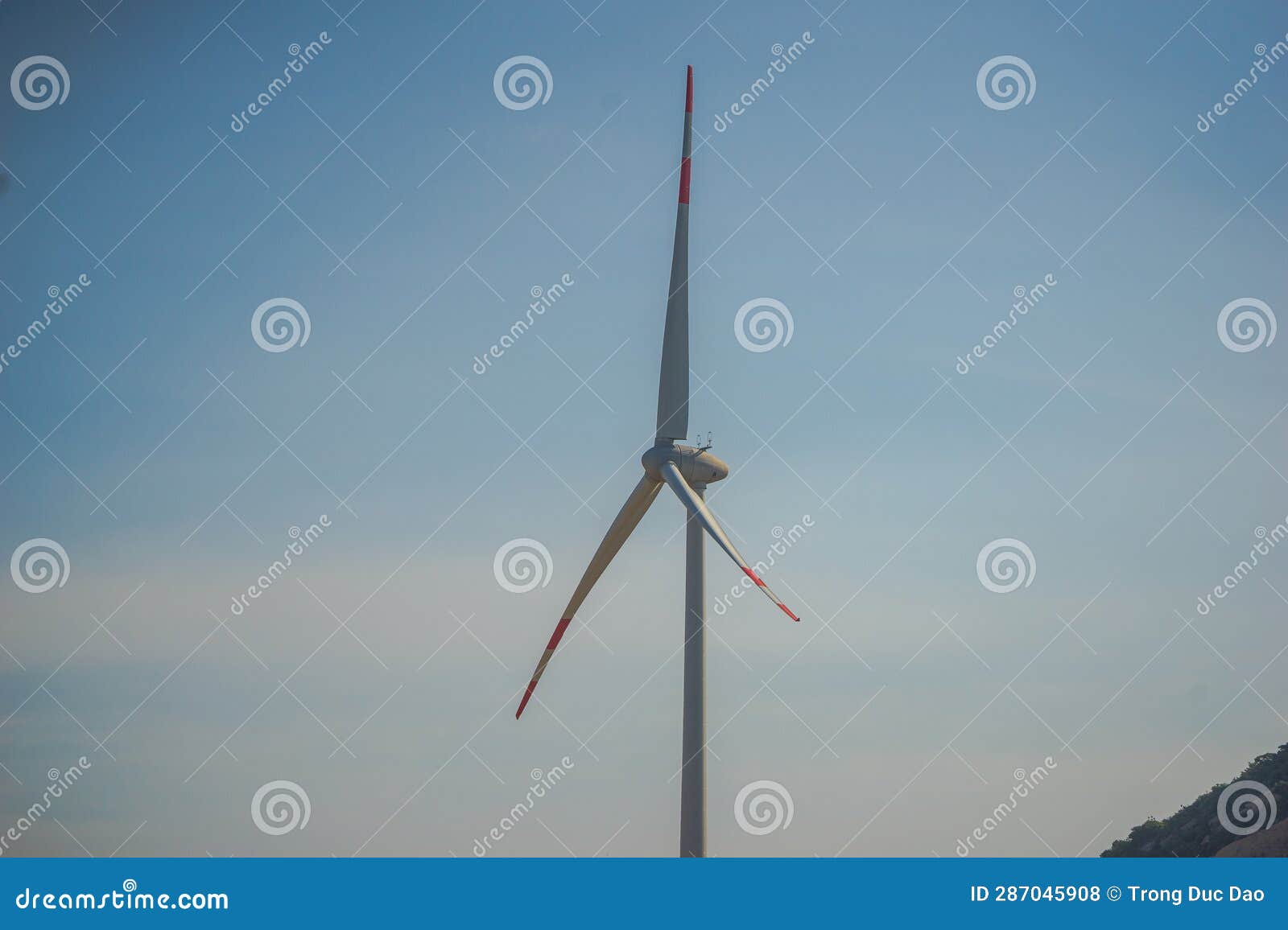 A Wind Power Pole in Ninh Thuan Stock Photo - Image of thuan, ninh ...