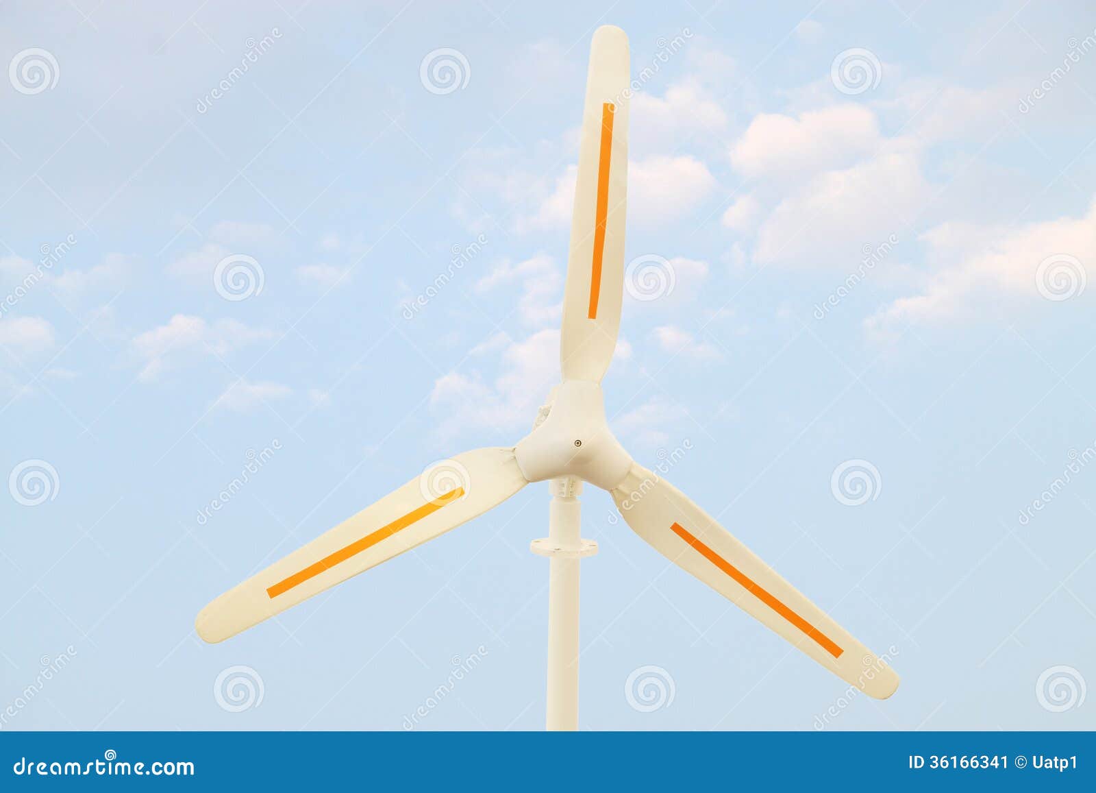 Wind power propeller stock image. Image of technology - 36166341
