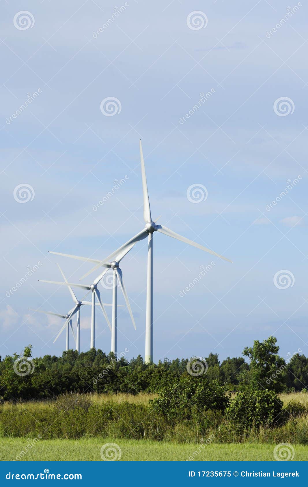 Wind power station stock image. Image of generator, electricity - 17235675