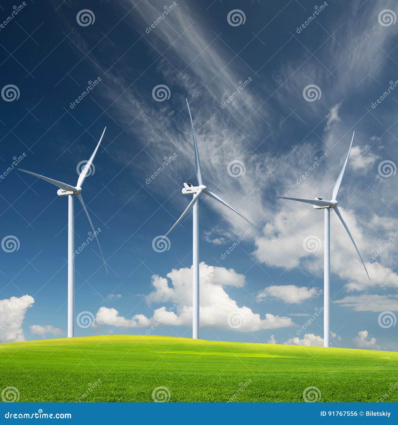 Wind power station stock photo. Image of environmentalism - 91767556