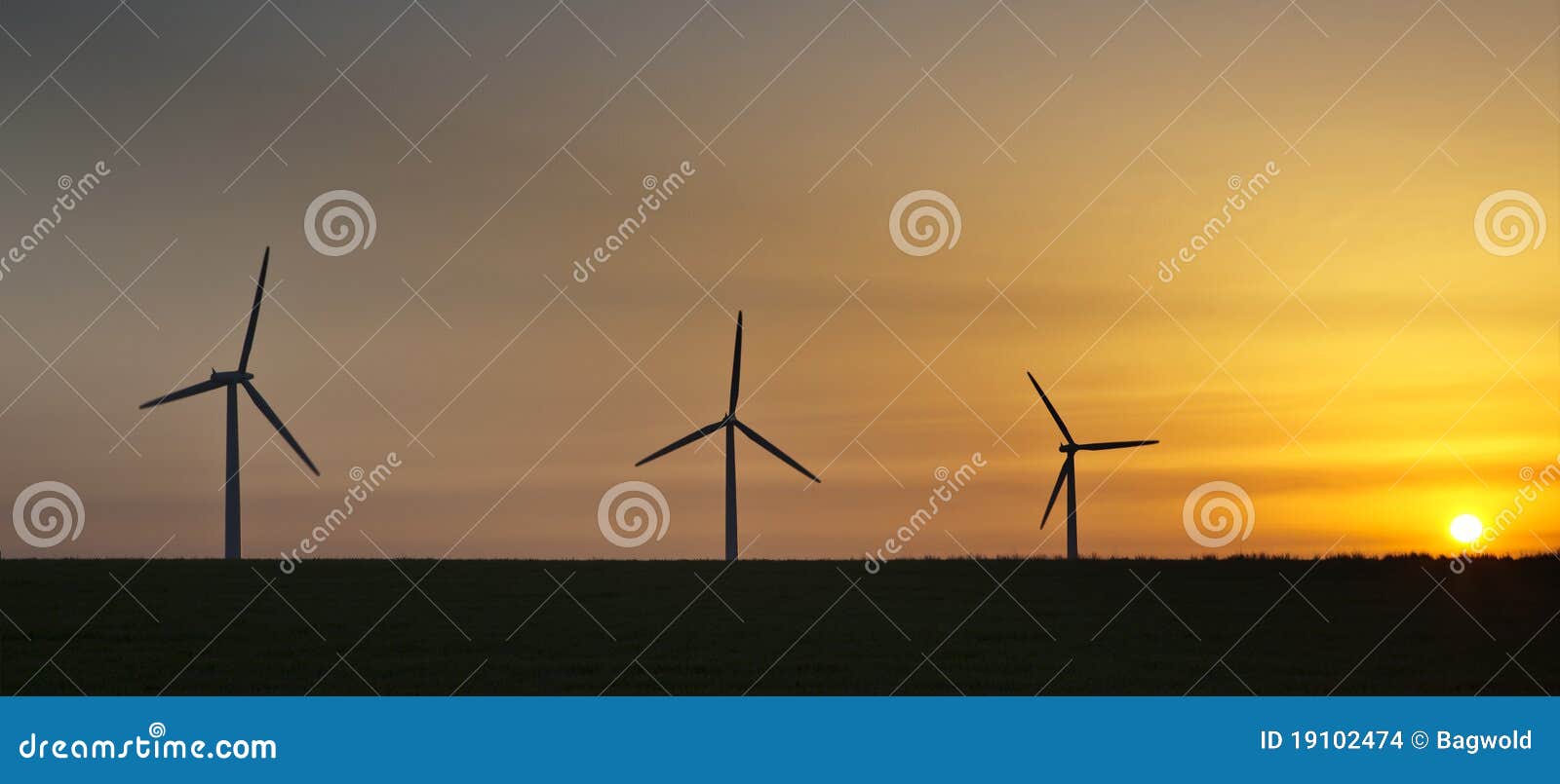 Wind power sunrise stock photo. Image of sunbeams, technology - 19102474