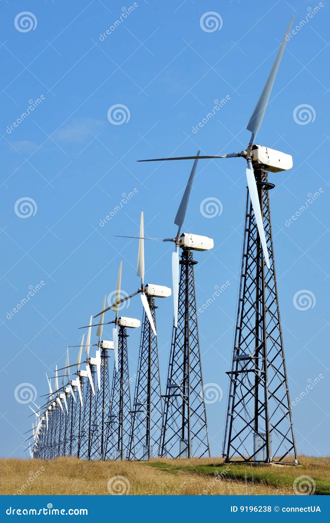 Wind-powered generator stock photo. Image of equipment - 9196238