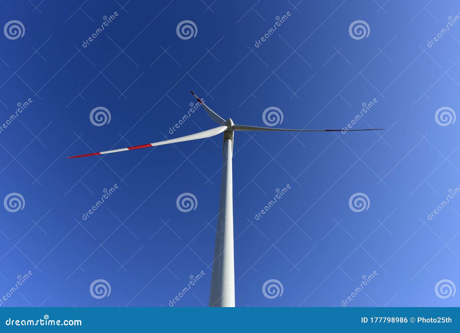 Air Wind Propeller for Electricity Power at Blue Sky Stock Photo ...