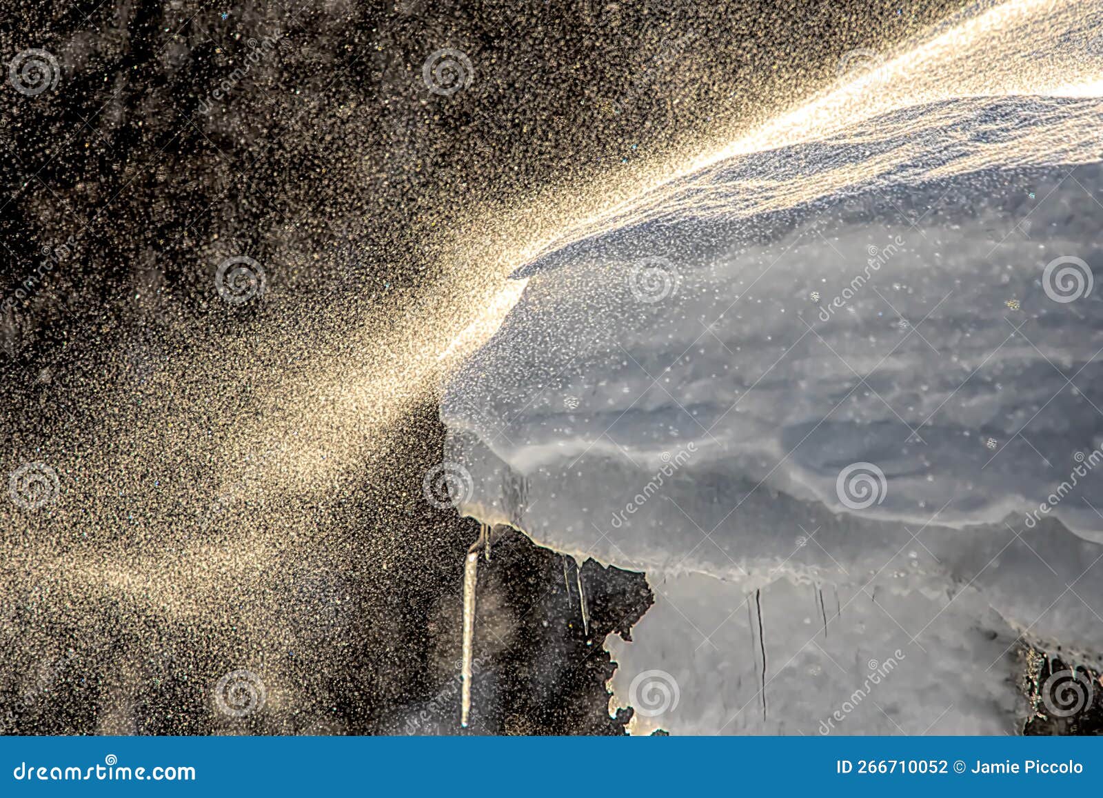 Wind pushing snow stock photo. Image of sunlight, pushing - 266710052