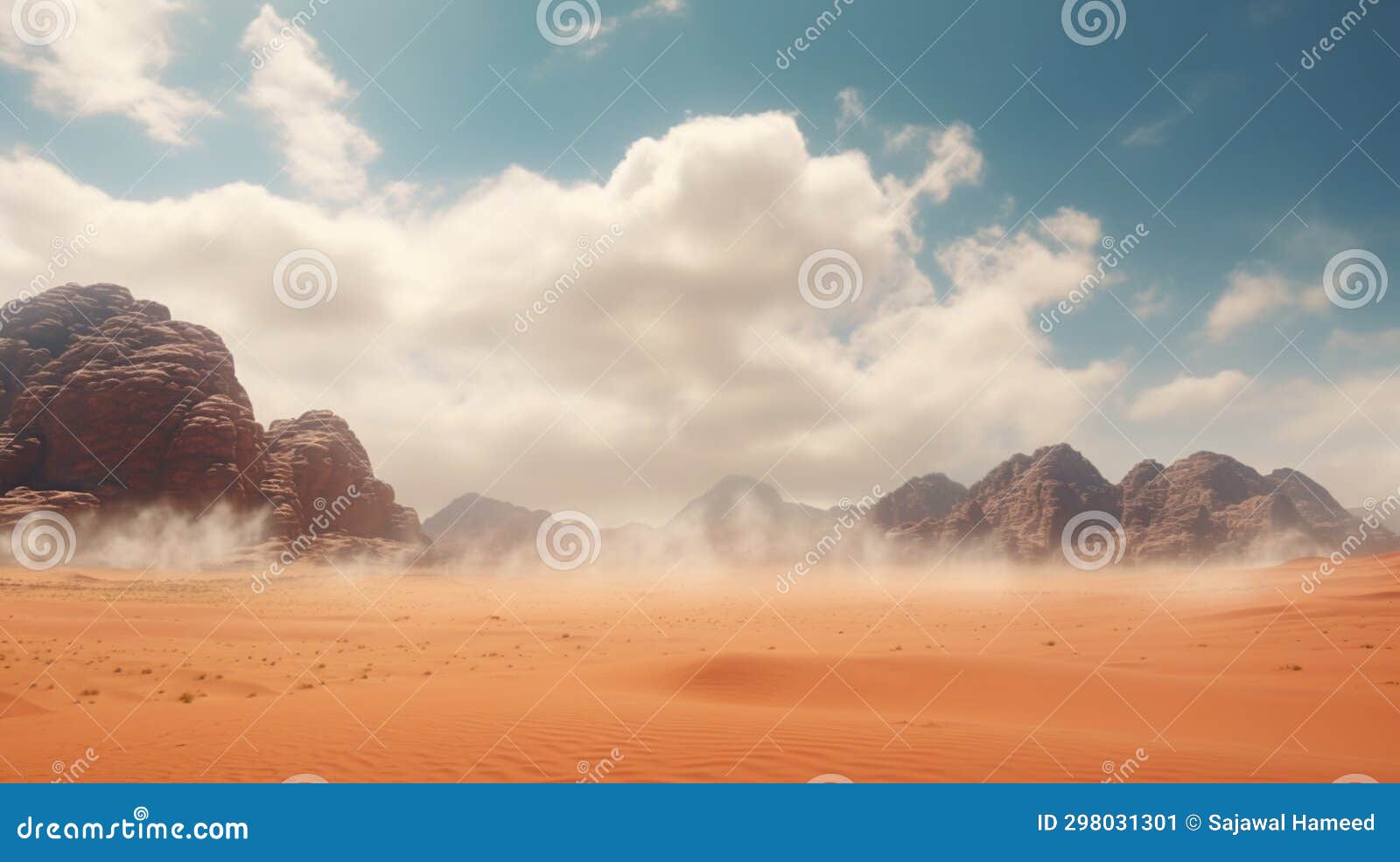 Arabian desert wind