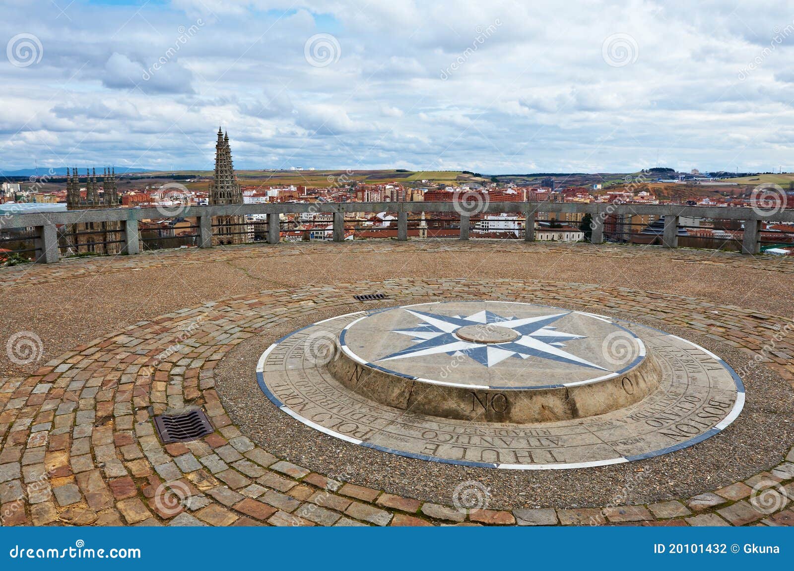 Wind Rose stock photo. Image of medieval, arrow, burgos - 20101432