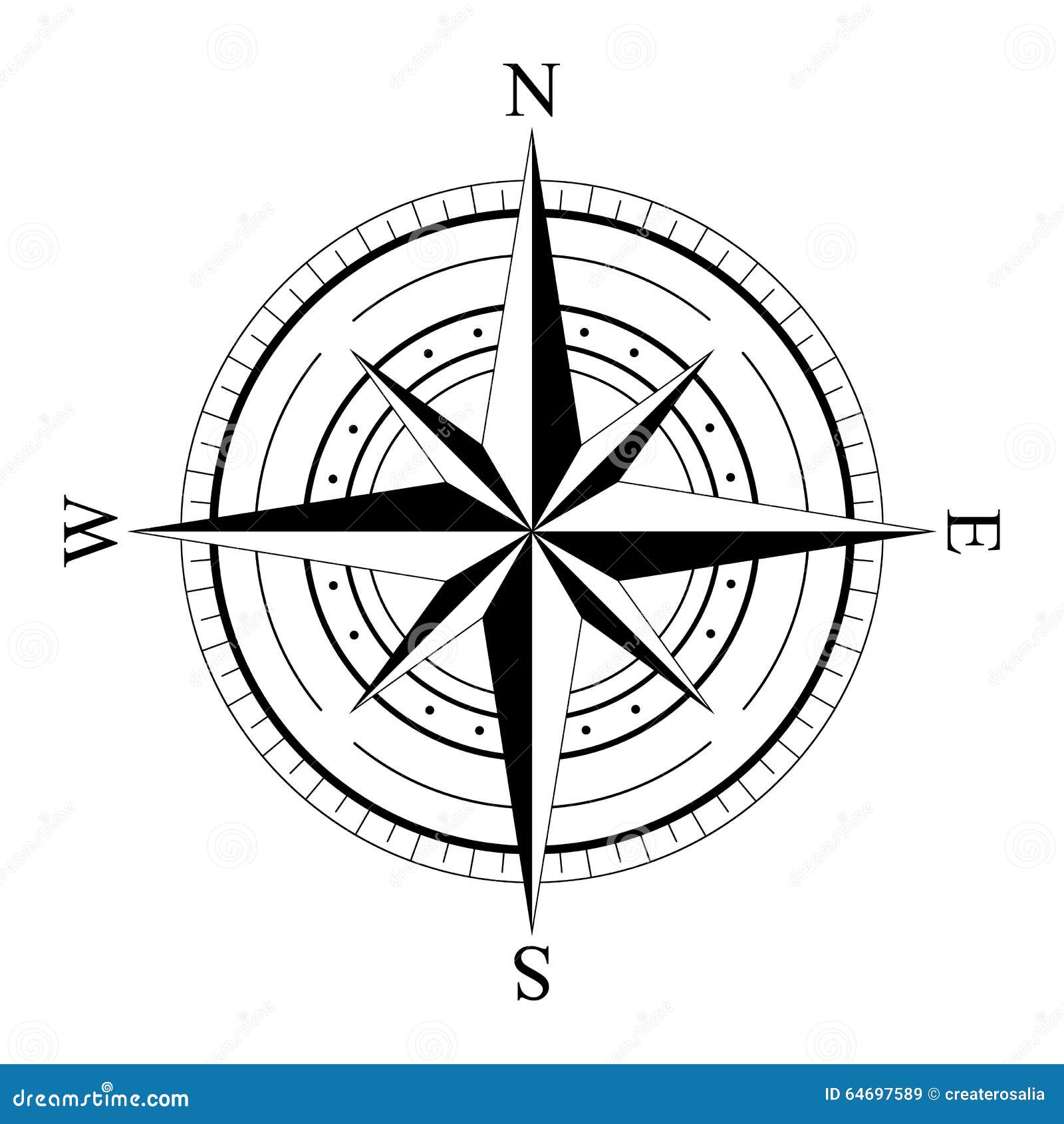 Wind rose compas stock vector. Illustration of latitude - 64697589 Wind rose compas stock vector. Illustration of latitude - 64697589