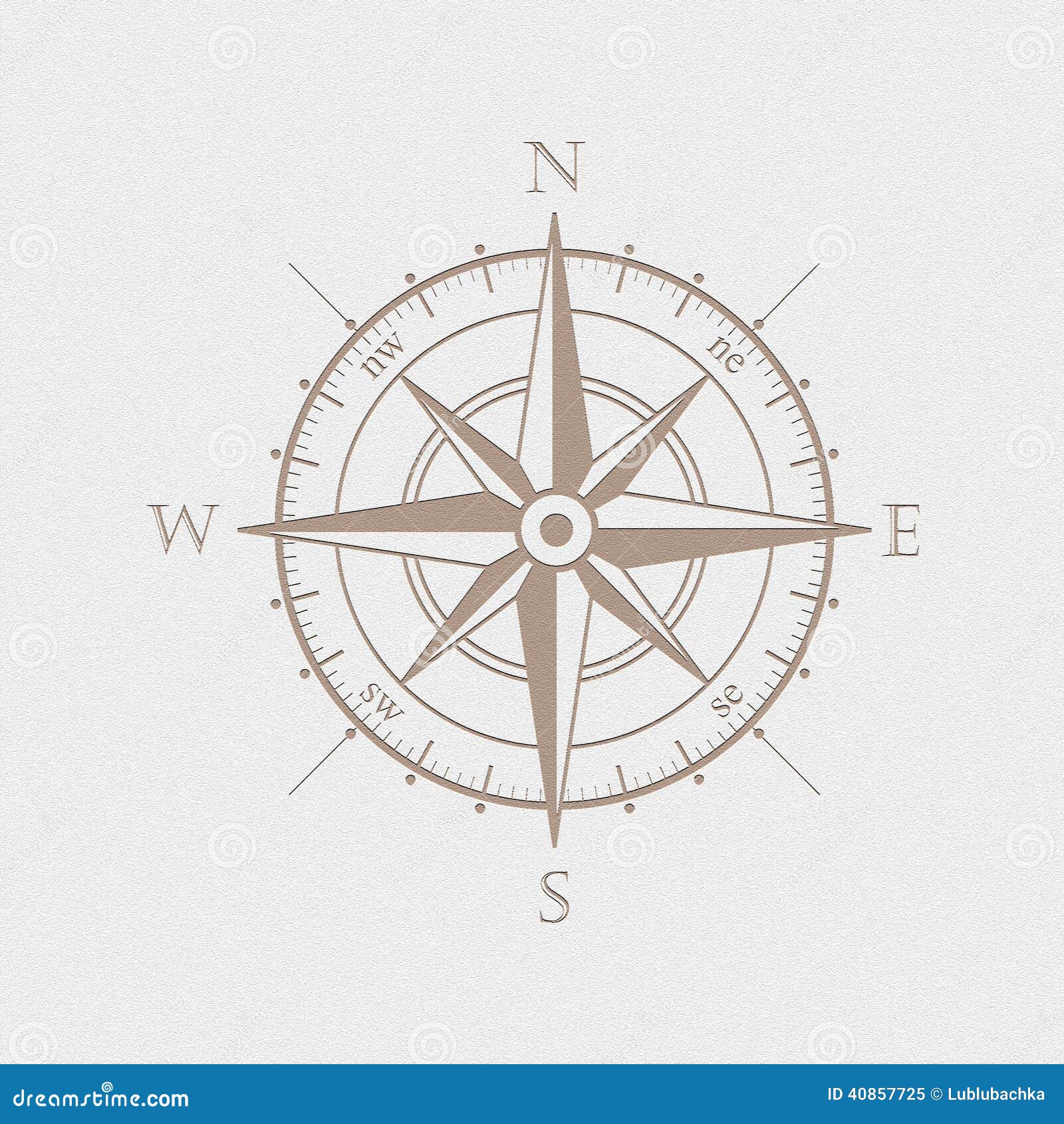 Compass Symbol On Geometry Pattern Vector Illustration | CartoonDealer ...
