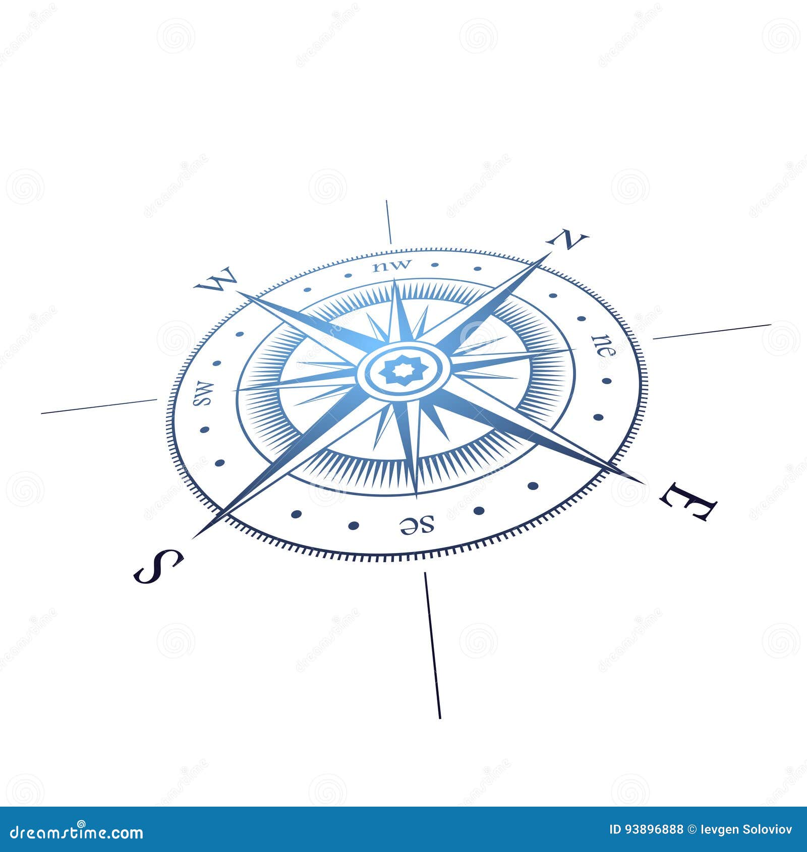 Wind rose perspective stock vector. Illustration of orienteering - 93896888