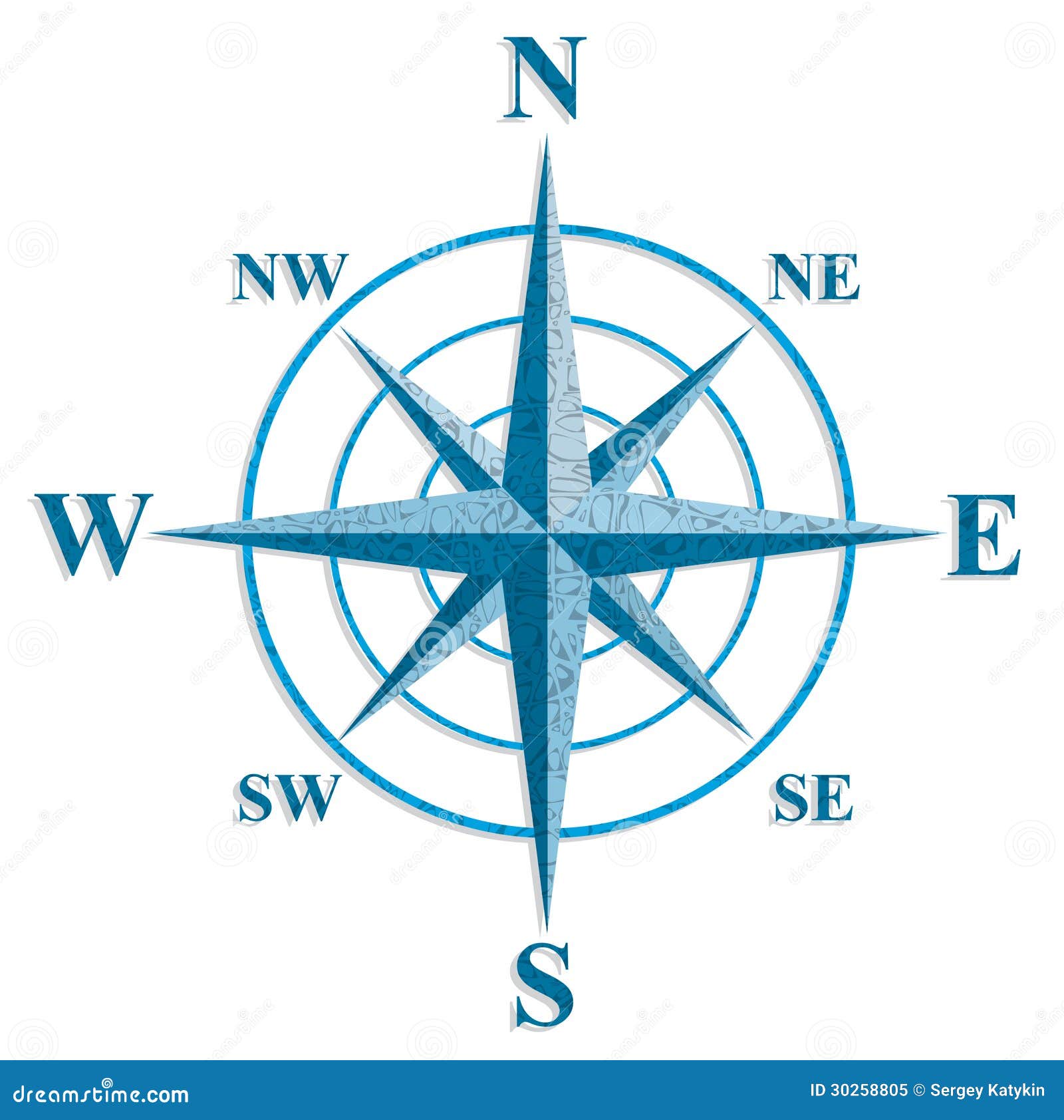 Wind Rose. The Sign On The Old Maps. Cartoon Vector | CartoonDealer.com ...