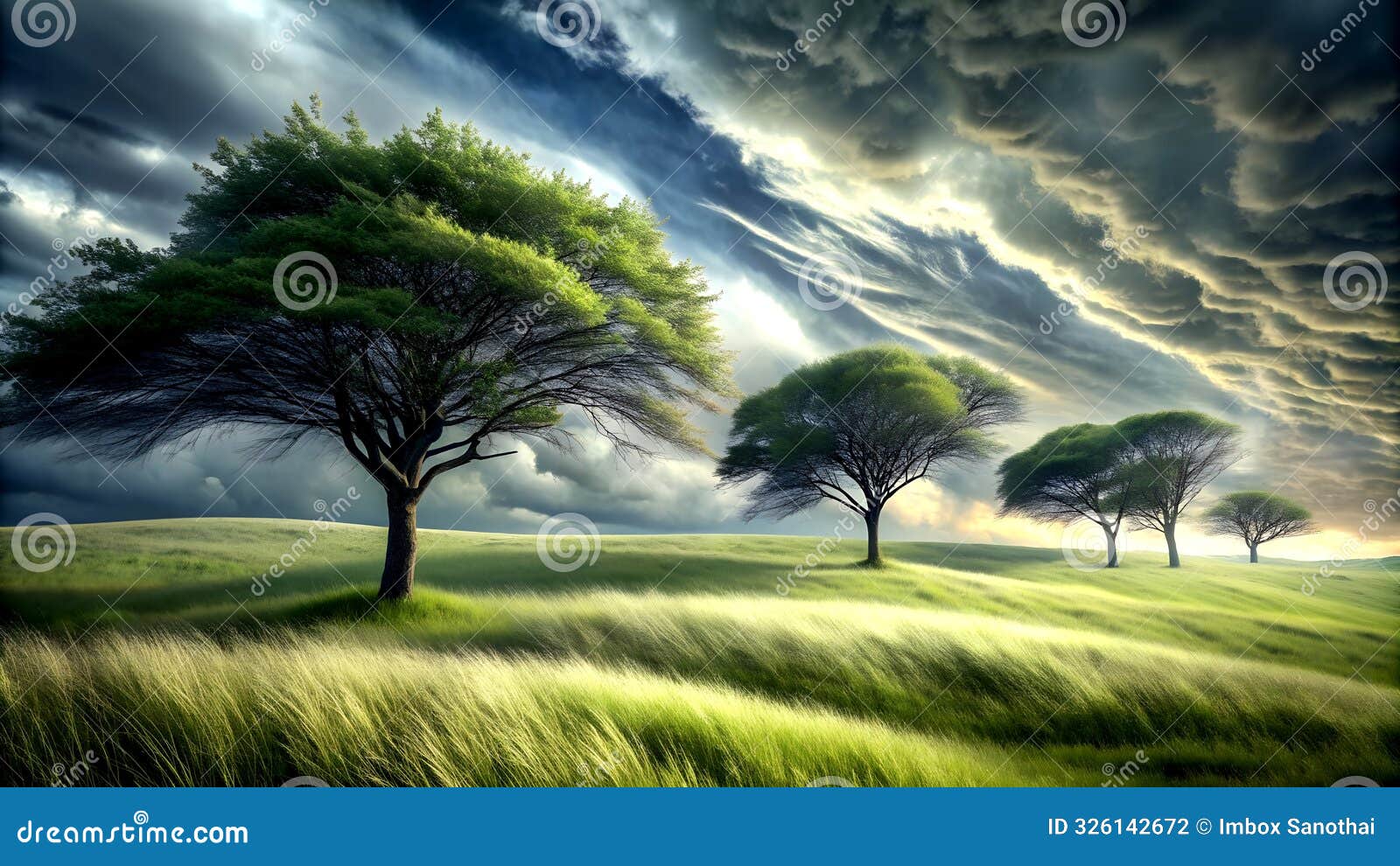 Wind S Dance: Dynamic Movement of Windswept Trees and Grass Generative ...