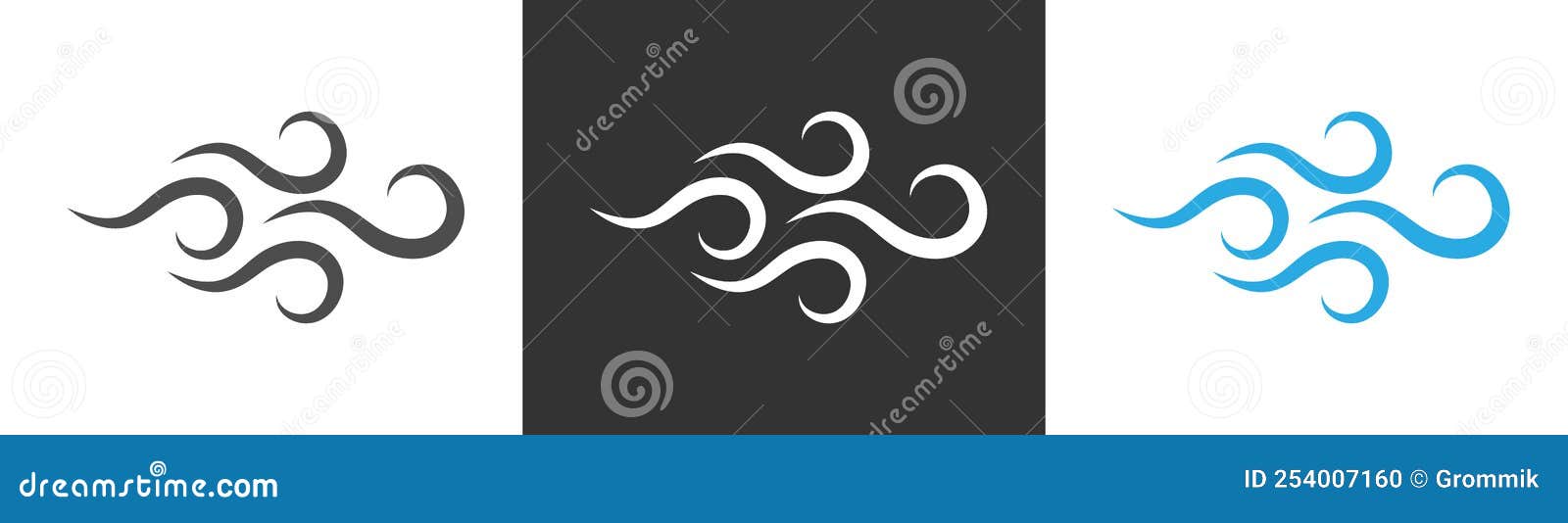 Wind. a Set of Icon, Sign and Pictogram Templates Stock Vector ...