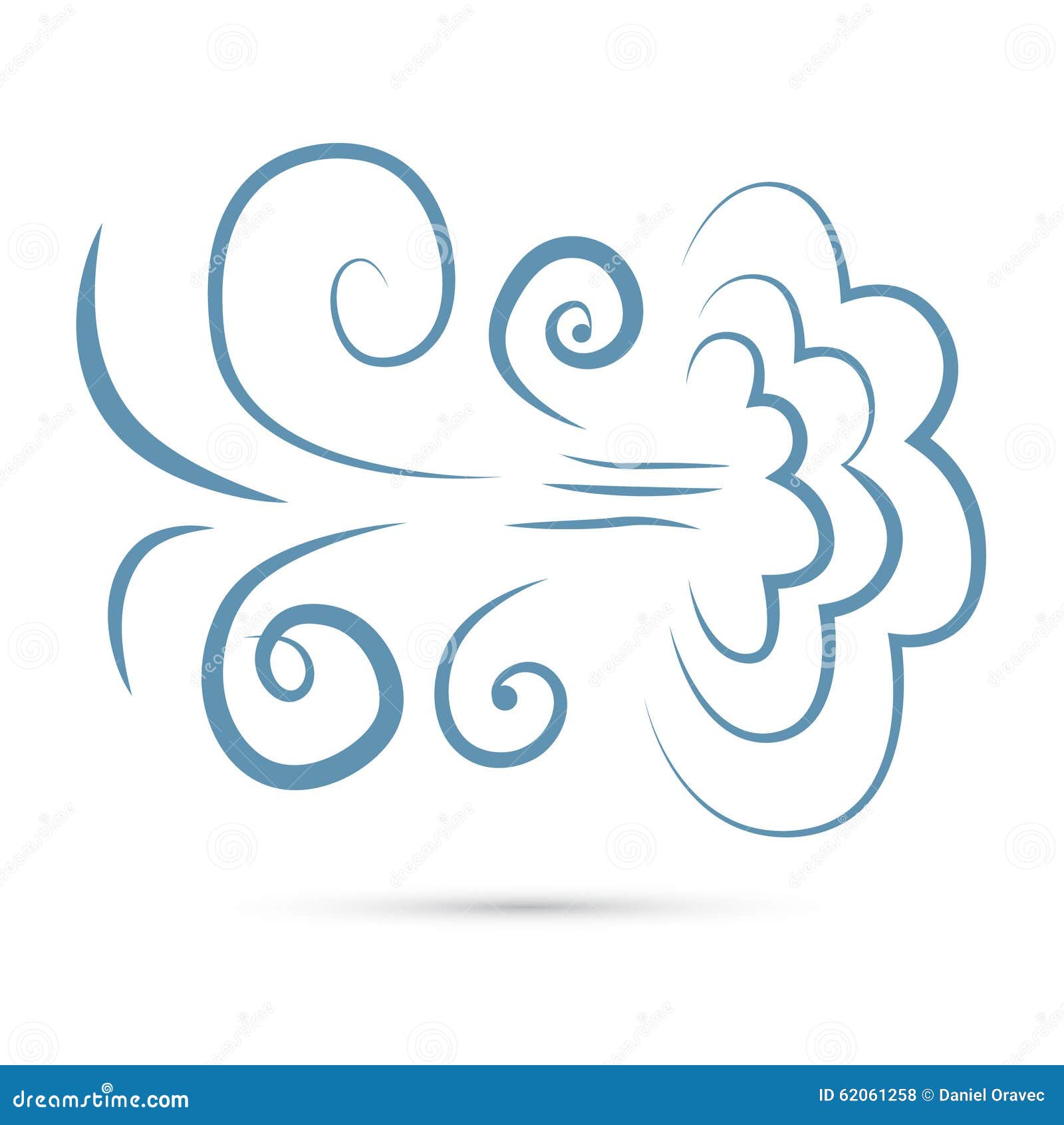 Wind Sign - Symbol Vector Illustration Stock Vector - Illustration of ...