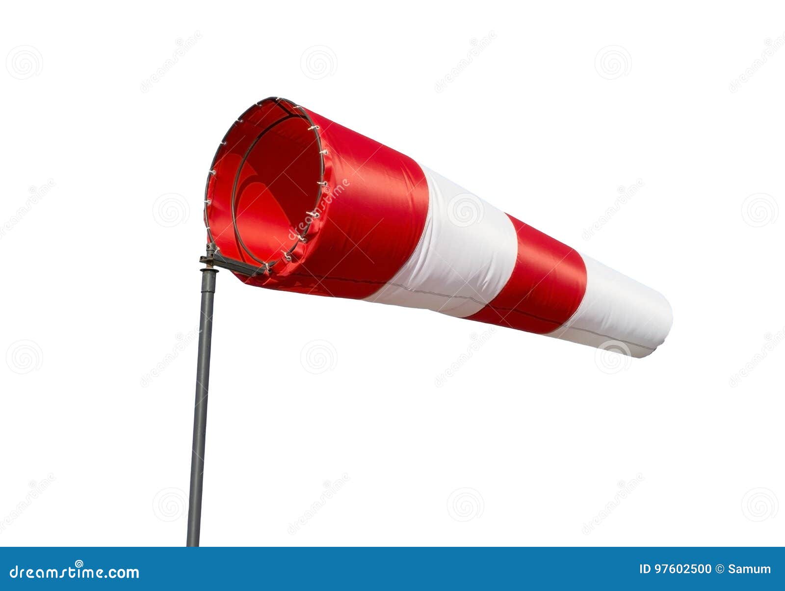 Wind sleeve flying stock photo. Image of danger, striped - 97602500