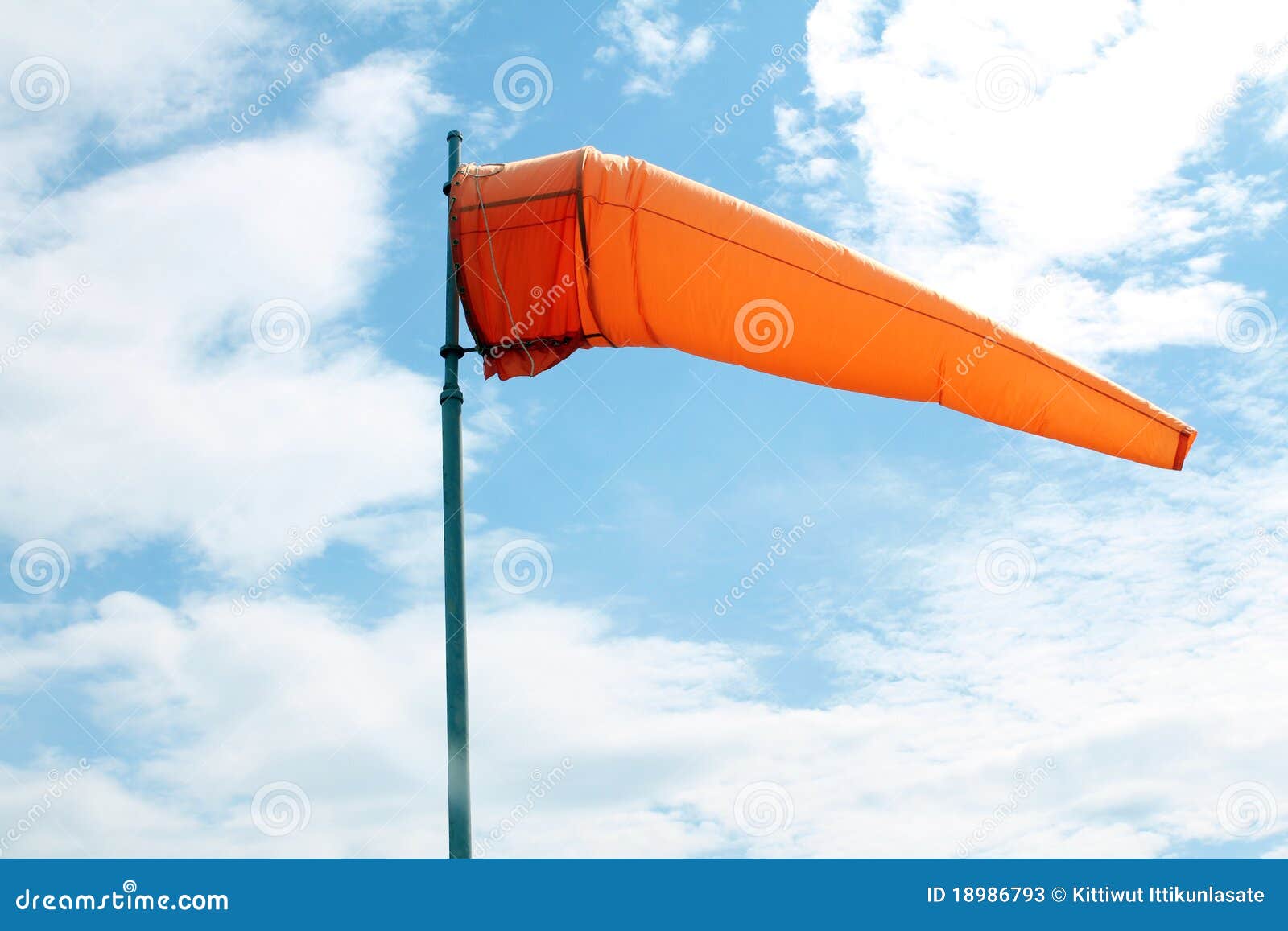 Wind sock stock image. Image of pole, summer, measuring - 18986793