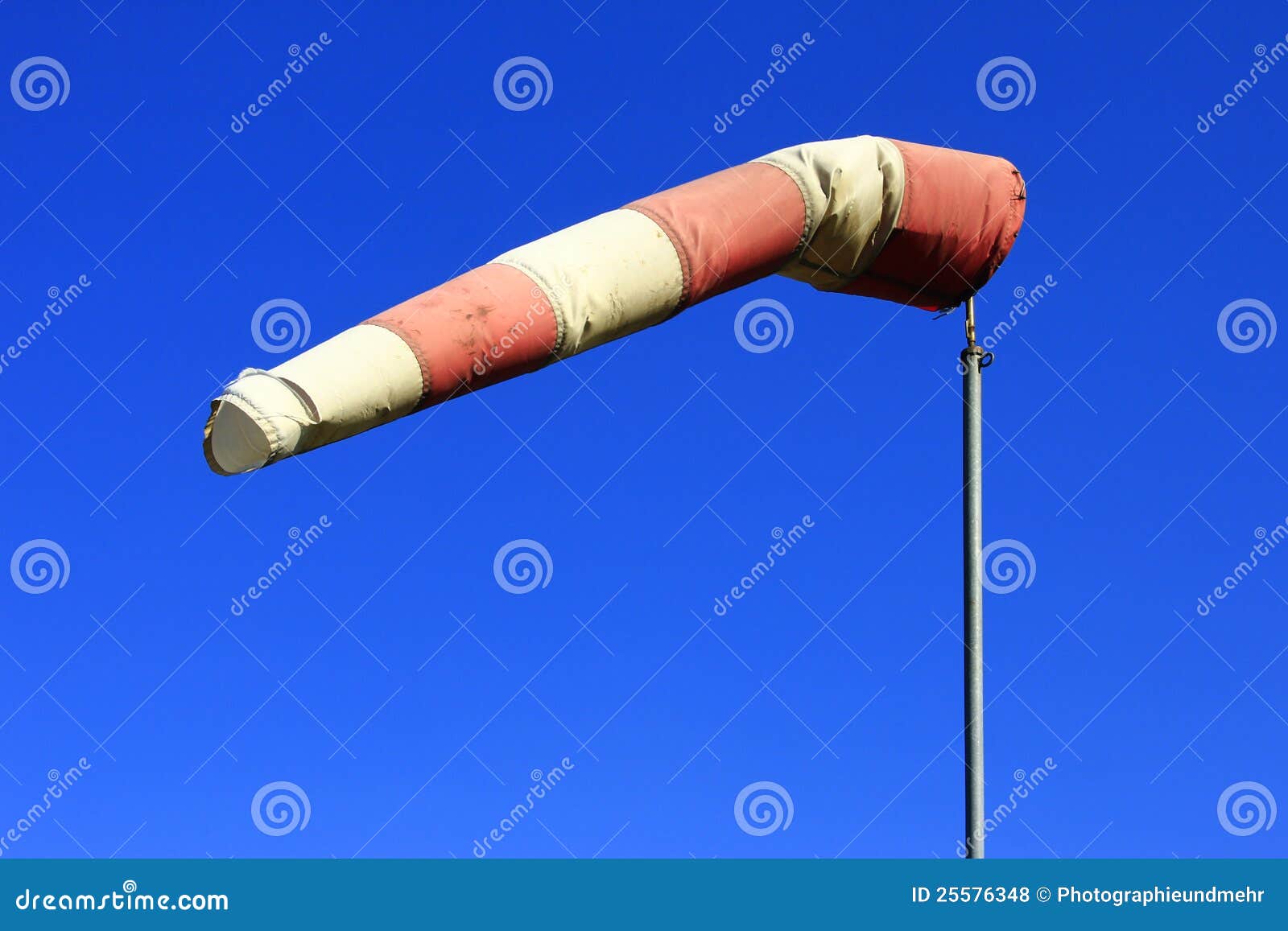 Wind sock stock photo. Image of blows, symbol, mast, weather - 25576348