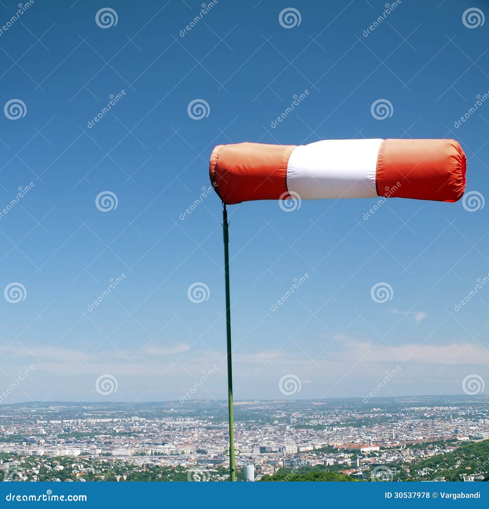 Wind Sock stock photo. Image of cone, runway, instrument - 30537978