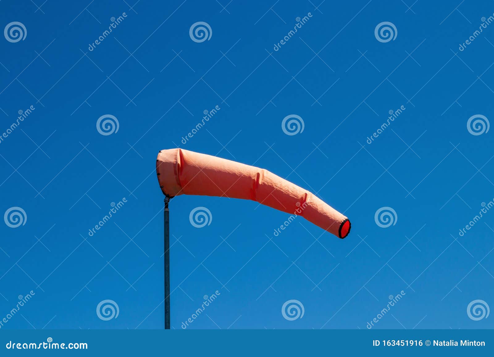 Wind Sock Ndicating Wind Direction Stock Photo - Image of flying, blow ...