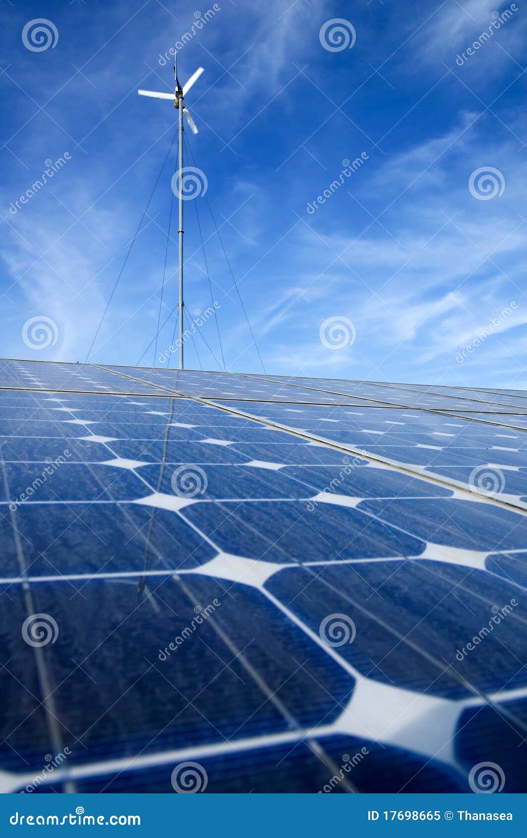 Wind Solar Energy stock image. Image of wind, weathercock - 17698665