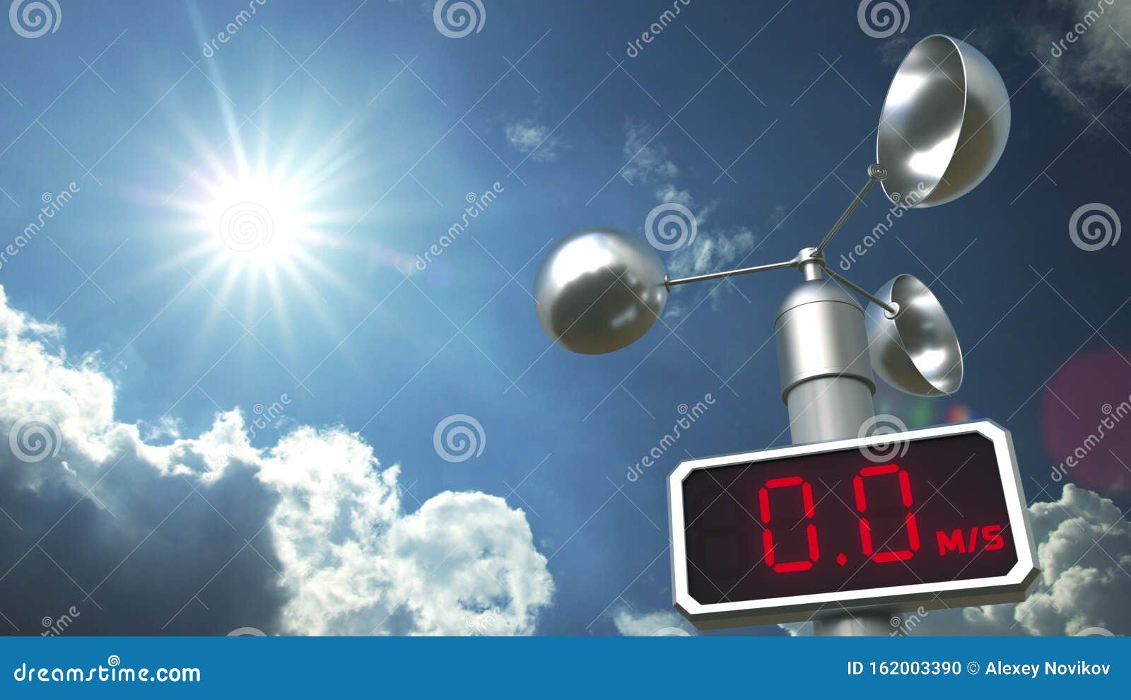 Wind Speed Measuring Device Anemometer Shows 0. Weather Forecast ... Wind Speed Measuring Device Anemometer Shows 0. Weather Forecast ...