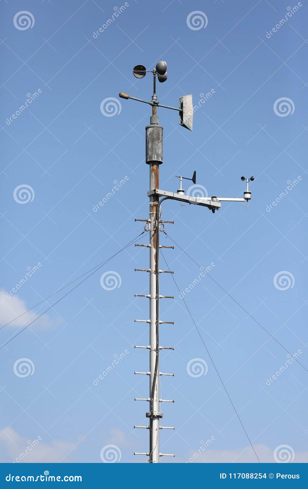 Wind speed meter stock photo. Image of supply, ladder - 117088254