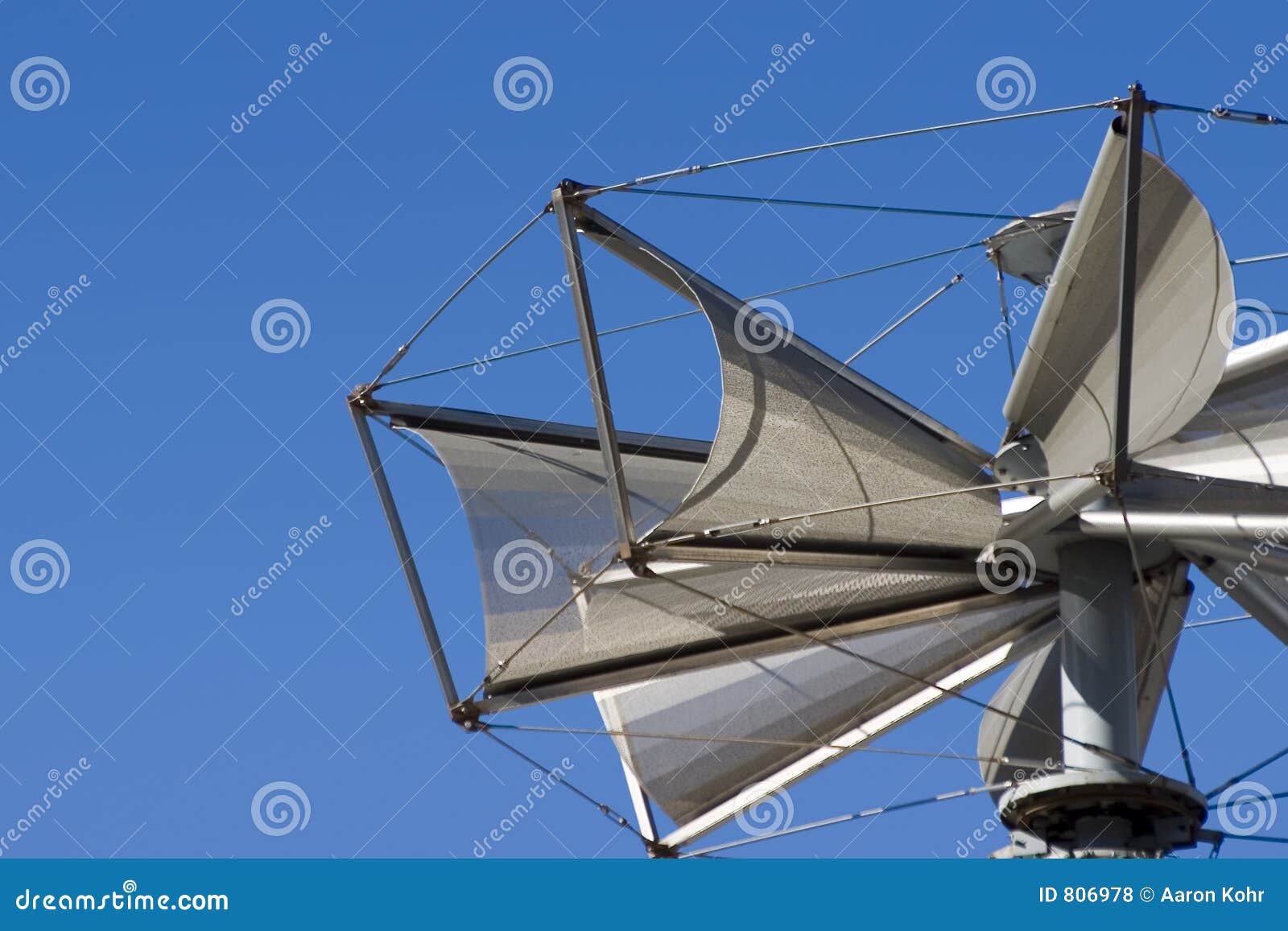 Wind Spinner stock photo. Image of blue, mill, wind, hills - 806978