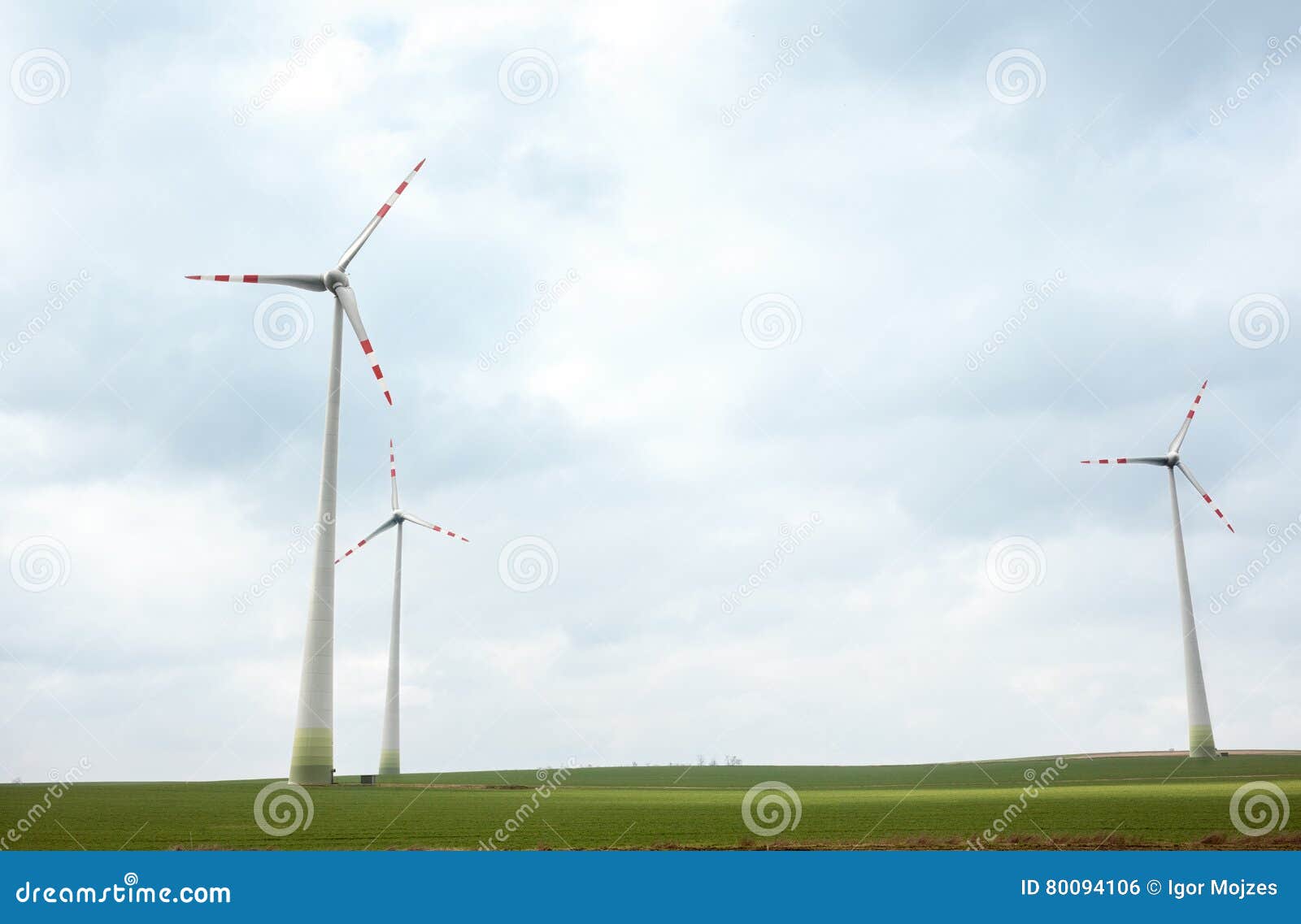Wind Station with Windmills Stock Photo - Image of aerial, electricity ...