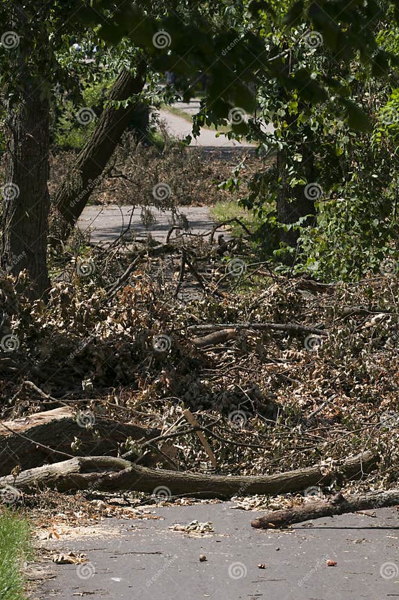 Wind Storm Damage stock image. Image of destinations - 86283145