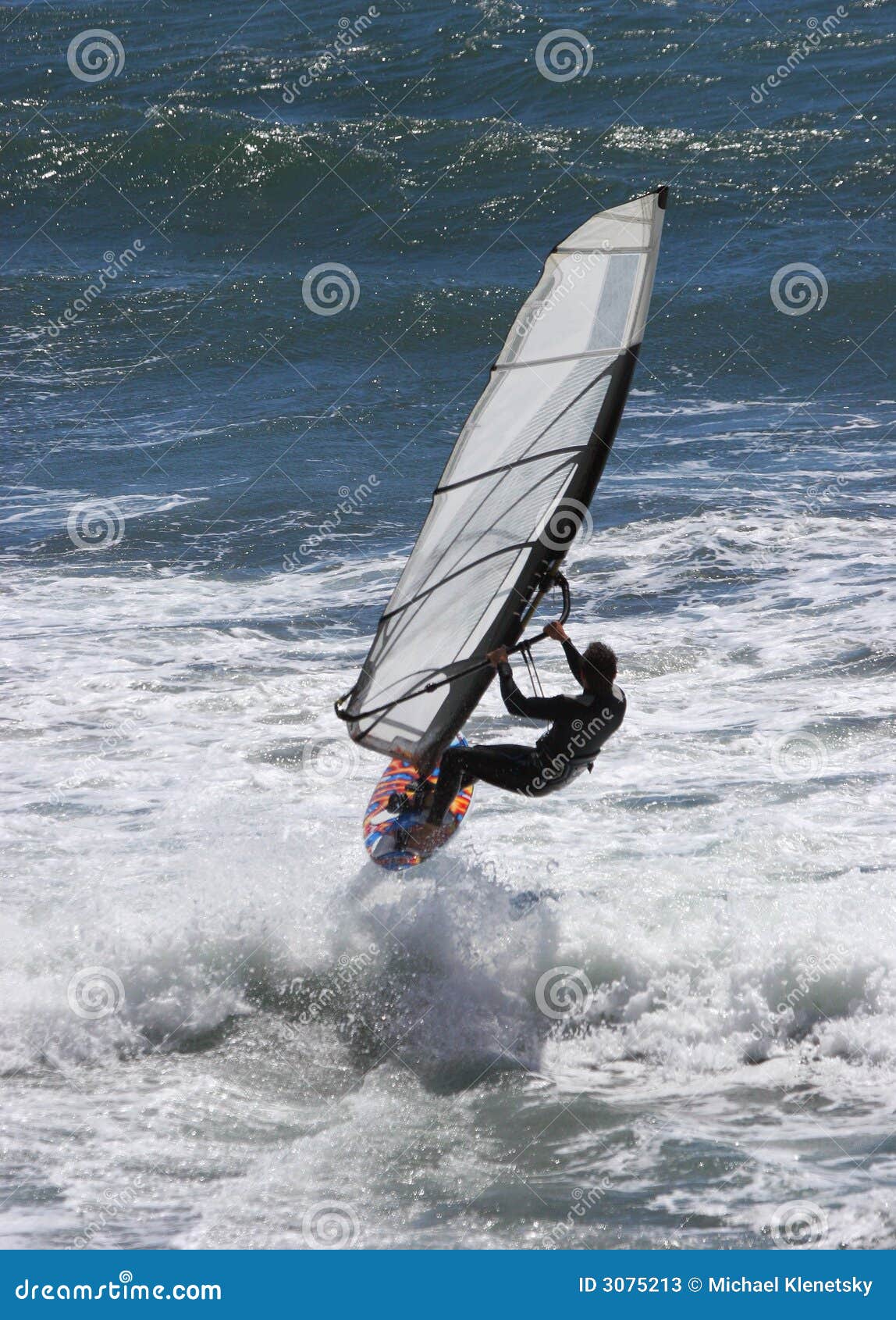 Wind Surfer stock image. Image of male, wind, leisure - 3075213